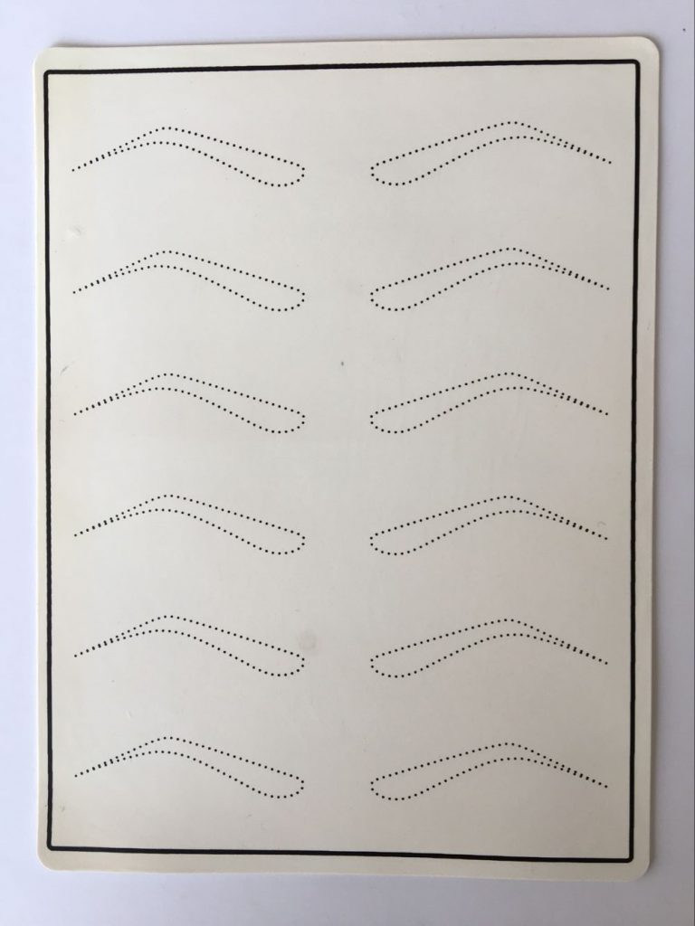 Plantilla Prácticas cejas /micropigmentación-microblading (MICB-015 ...